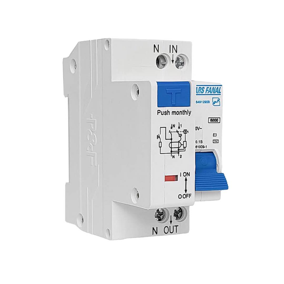 کلید محافظ جان (ترکیبی) مگنتینگ تک فاز32آمپر پارس فانال 30 میلی آمپر ...